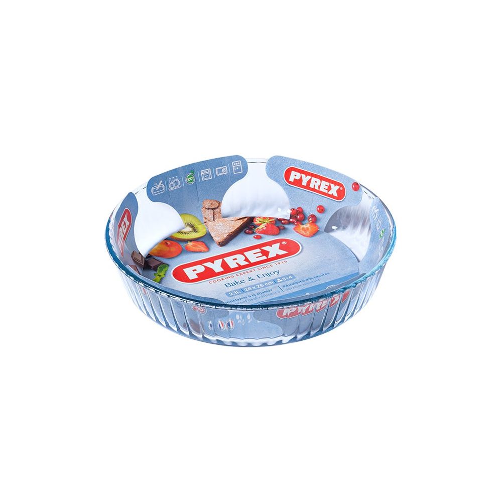 Pyrex Bake & Enjoy Fluted Flan Dish 26cm – Batley DIY