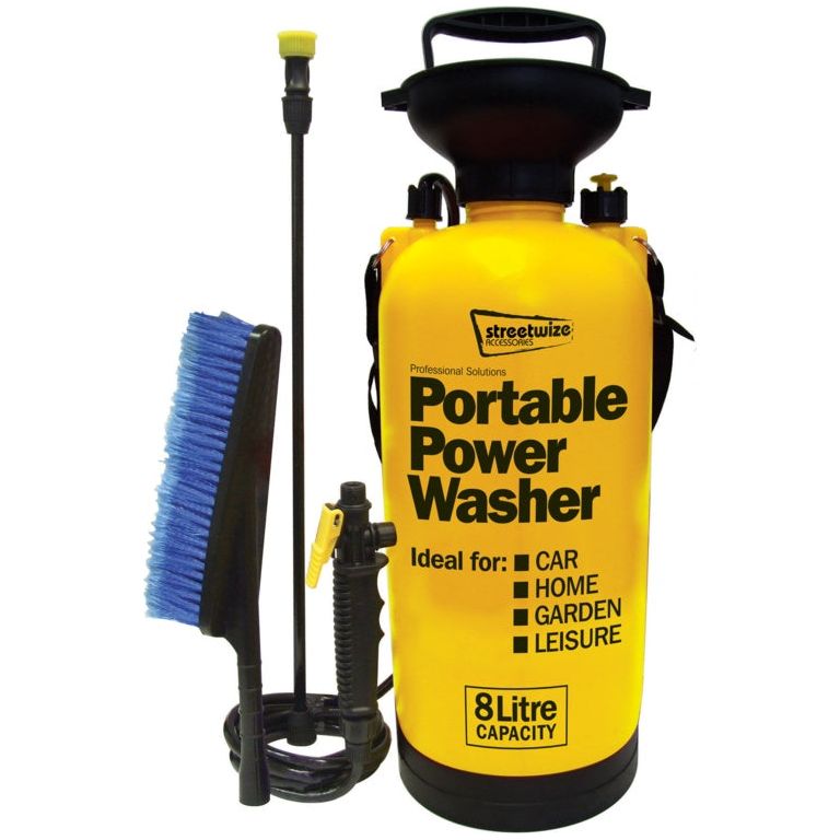 Streetwize Pressure Sprayer With Extra Brush 8L – Batley DIY