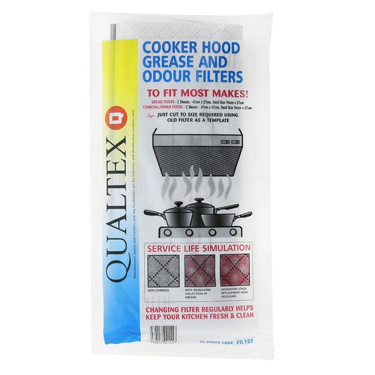 Qualtex Cooker Hood Grease Filter Kit – Batley DIY