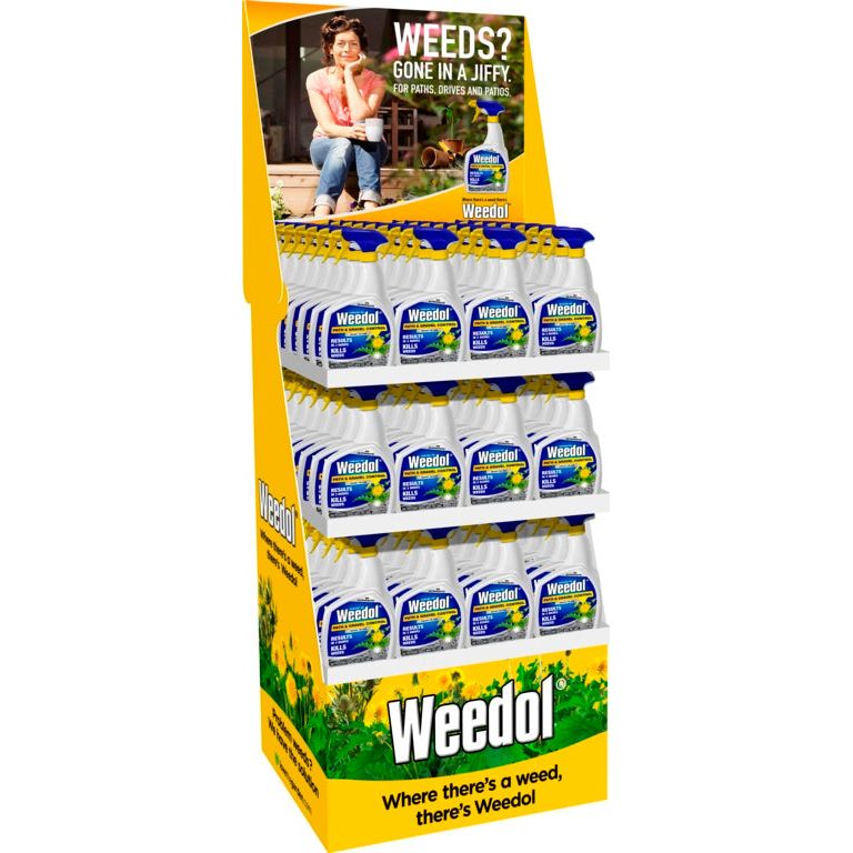Weedol Path & Gravel 1L – Display Unit of 96 – Batley DIY