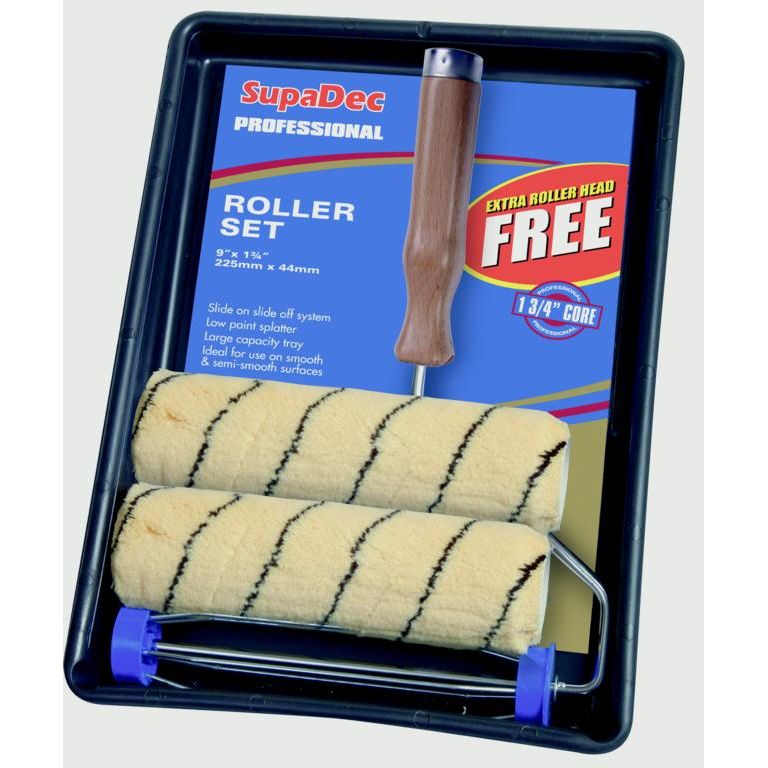 SupaDec Tiger Stripe Roller Kit - Professional 9" x 1.75" – Batley DIY