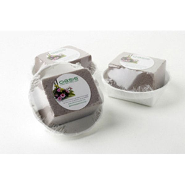 Oasis White Round Bowl - OASIS® SEC Floral Foam 16 x 4cm – Batley DIY